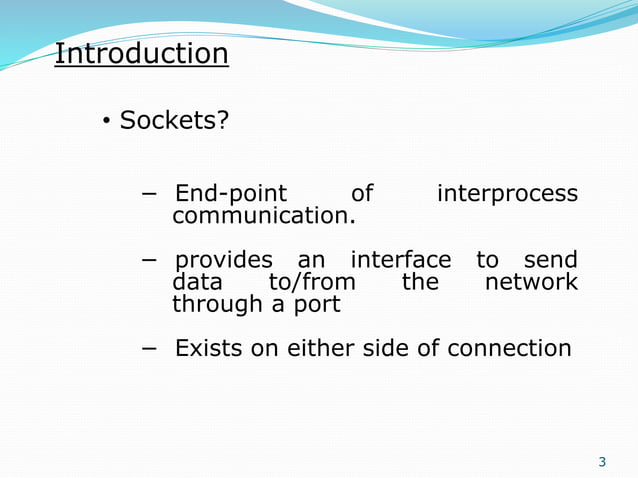 Socket programming | PPT