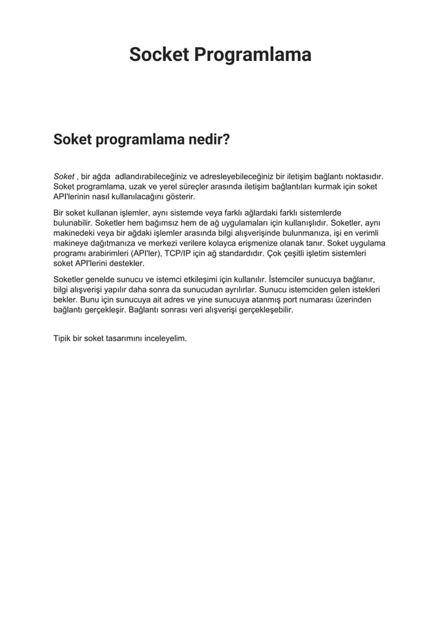 Socket Programming Pdf
