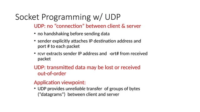 Basics of Socket Programming using python | PPTX | Computer Networking ... Basics of Socket Programming using python | PPTX | Computer Networking ...