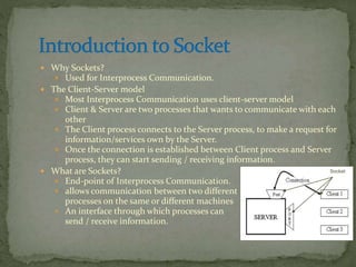 Socket programming | PPT