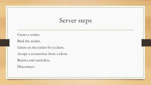 Socket Programming In C