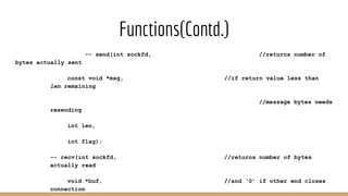 Socket programming in c | PPT