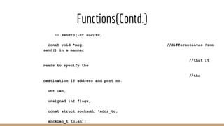Socket programming in c | PPT