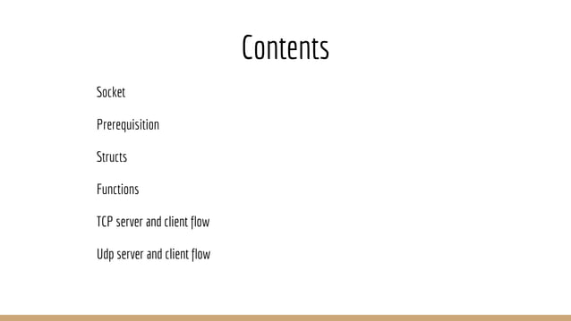 Socket programming in c | PPT