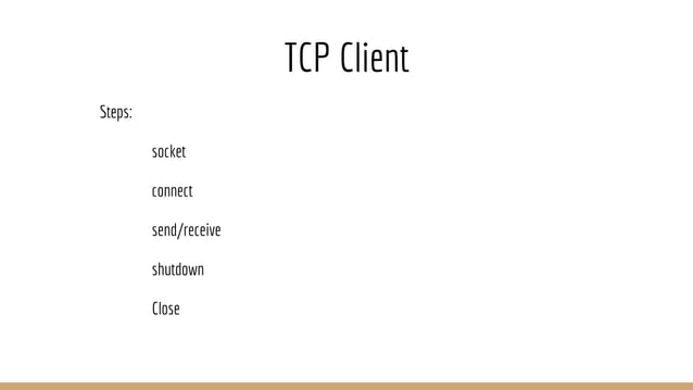 Socket programming in c | PPT