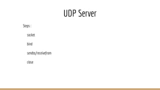 Socket programming in c | PPT