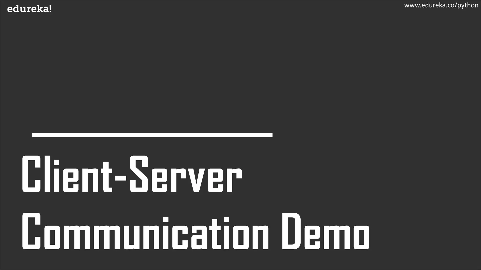 What Is Socket Programming In Python Edureka Ppt