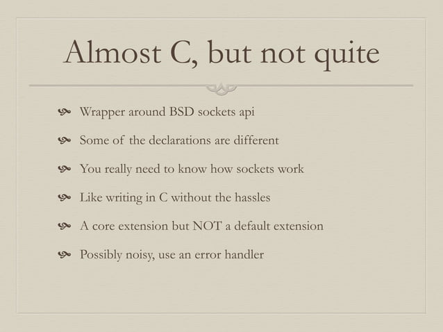 Socket Programming With Php Pptx
