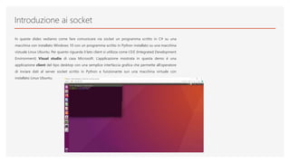 Socket python | PPTX | Programming Languages | Computing