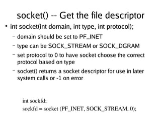 Sockets | PDF