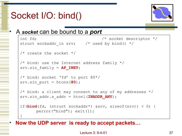 Application Layer and Socket Programming | PPT