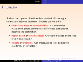 Sockets | PPT