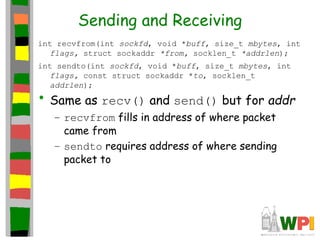 Introduction to sockets tcp ip protocol.ppt