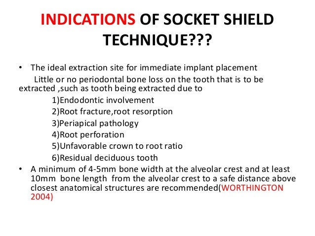 Socket shield technique