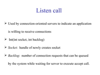 Sockets | PPT