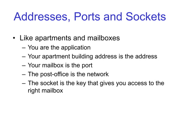 INTRODUCTION TO SOCKETS IN COMPUTER NETWORKS DEPT OF CSE.ppt