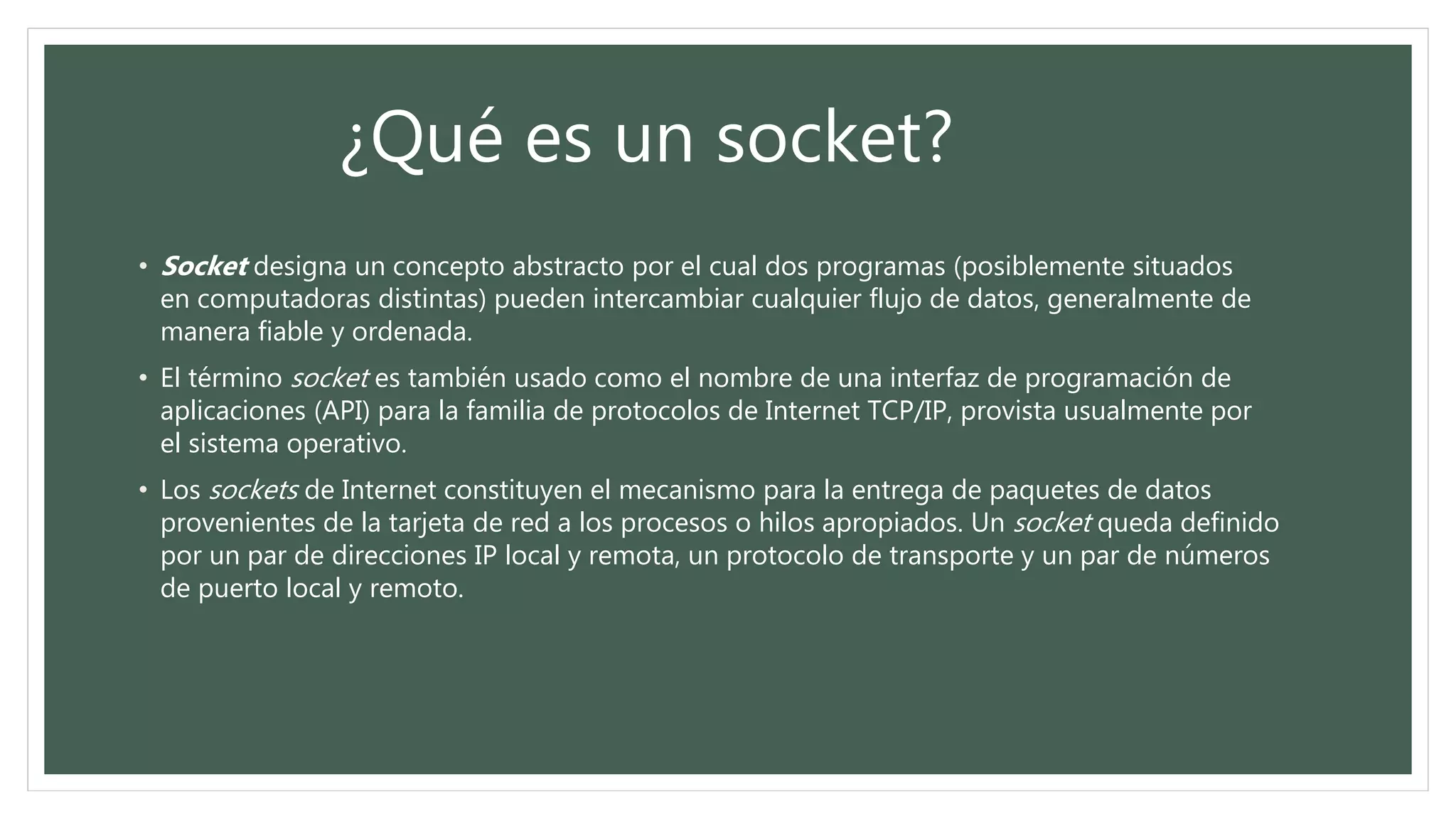 Sockets Tcp Ppt