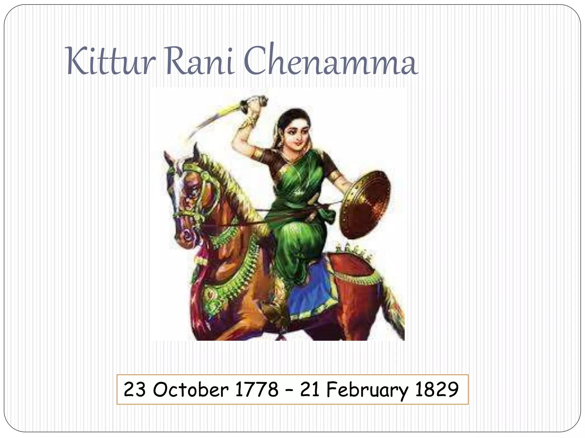 kittur raani chenamma | PPTX