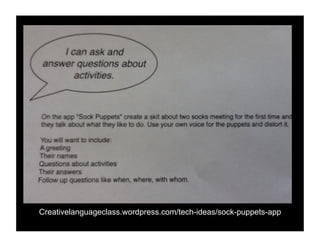 Teaching with Sock Puppets: Activities, Apps, & Web Tools for All ...