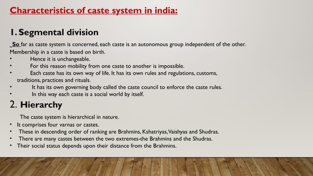 SOCL-A-102 CASTE CLASS AND TRIBE IN INDIA.pptx
