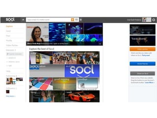 Socl - Microsoft Social Networking | PPT