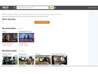Socl - Microsoft Social Networking | PPT | Free Download