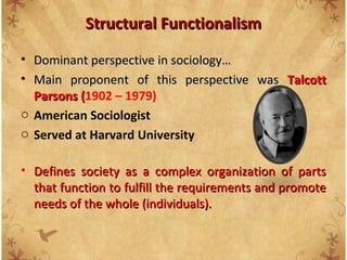 Introduction to Sociology | PPT