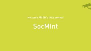 Social Media Intelligence | PDF