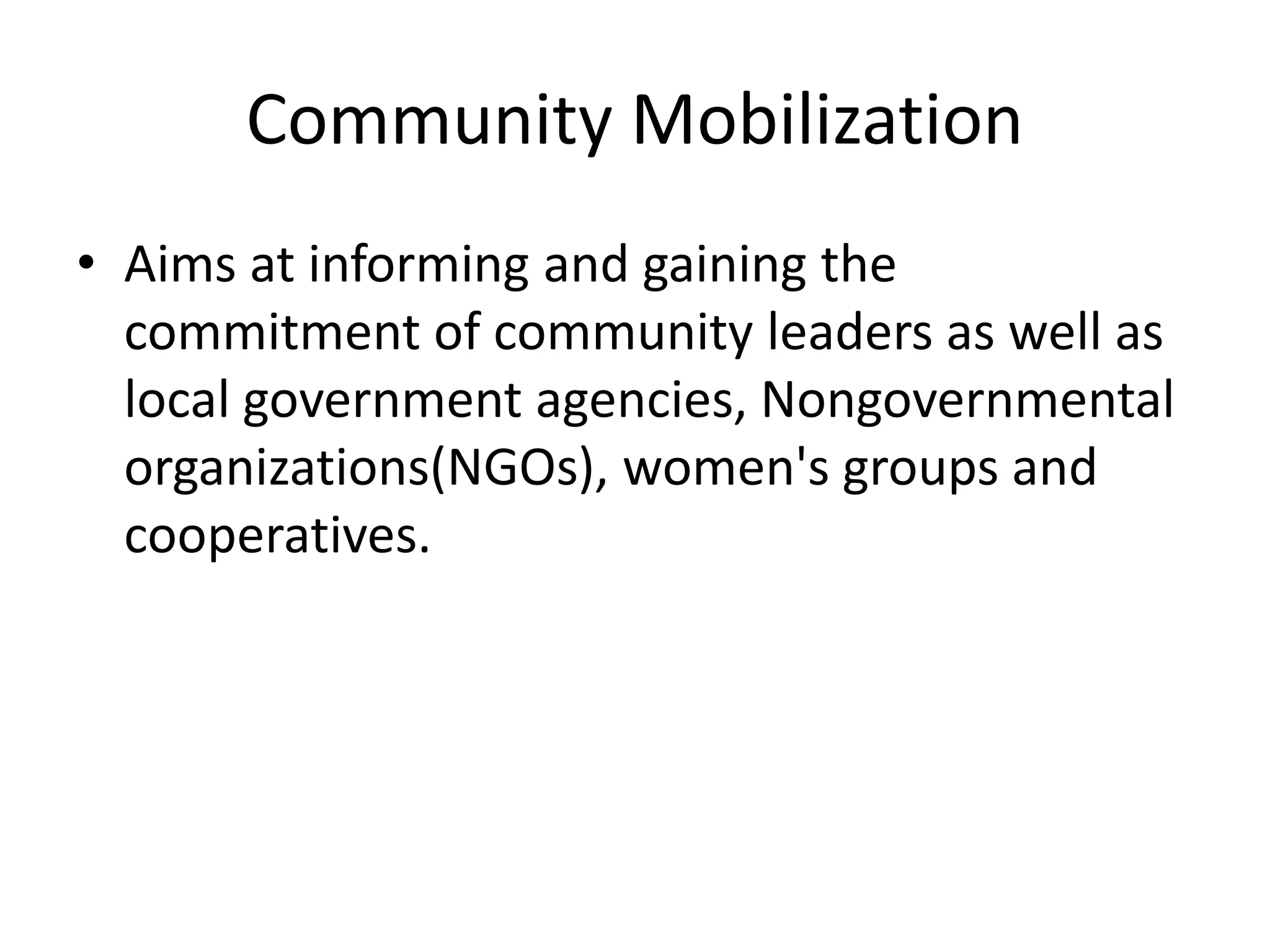 Social mobilization | PPTX