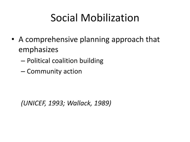 Social mobilization | PPTX