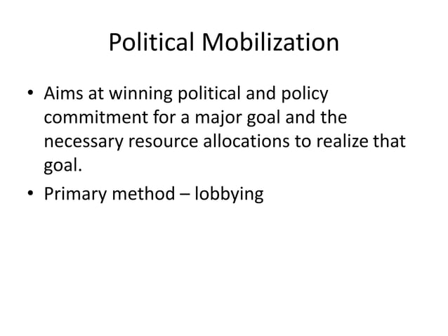 Social mobilization | PPTX