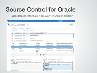 Why source control your Oracle Database? | PPT