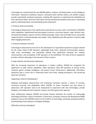 SOCOM | PDF