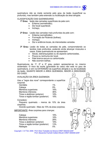 Socorros De Urgência Em Atividades Fisicas | PDF