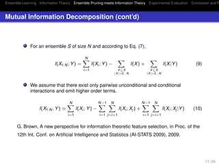 When Classifier Selection meets Information Theory: A Unifying View | PPT