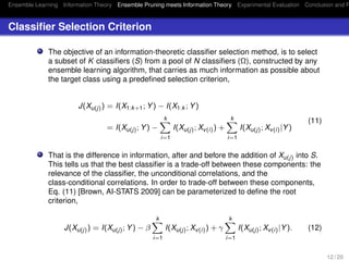 When Classifier Selection meets Information Theory: A Unifying View | PDF | Computer Software ...