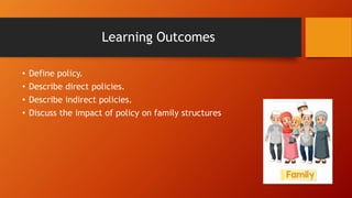 Impact of social policy on family structure | PPT