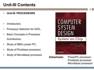 SOC Processors Used in SOC | PDF