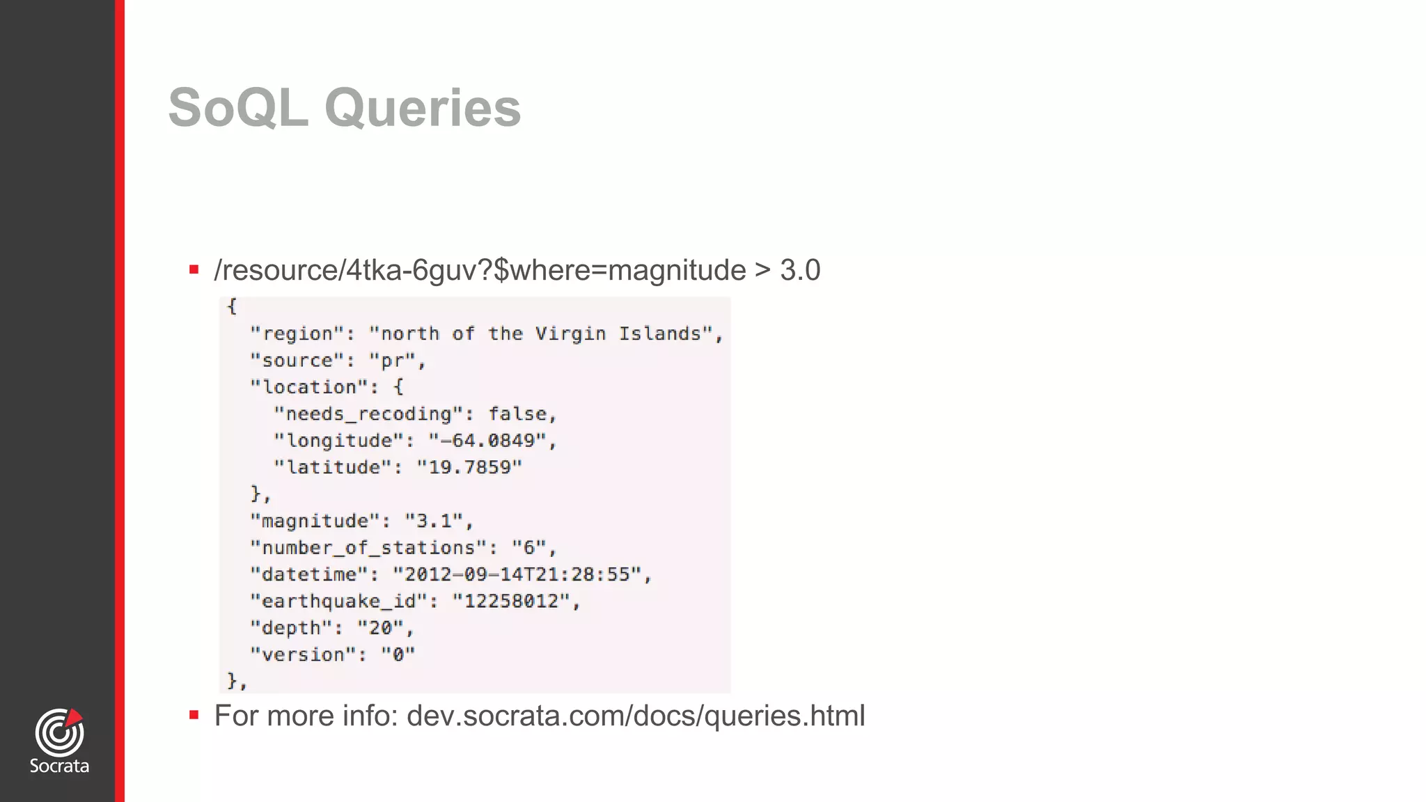 Socrata GovHack presentation | PPT