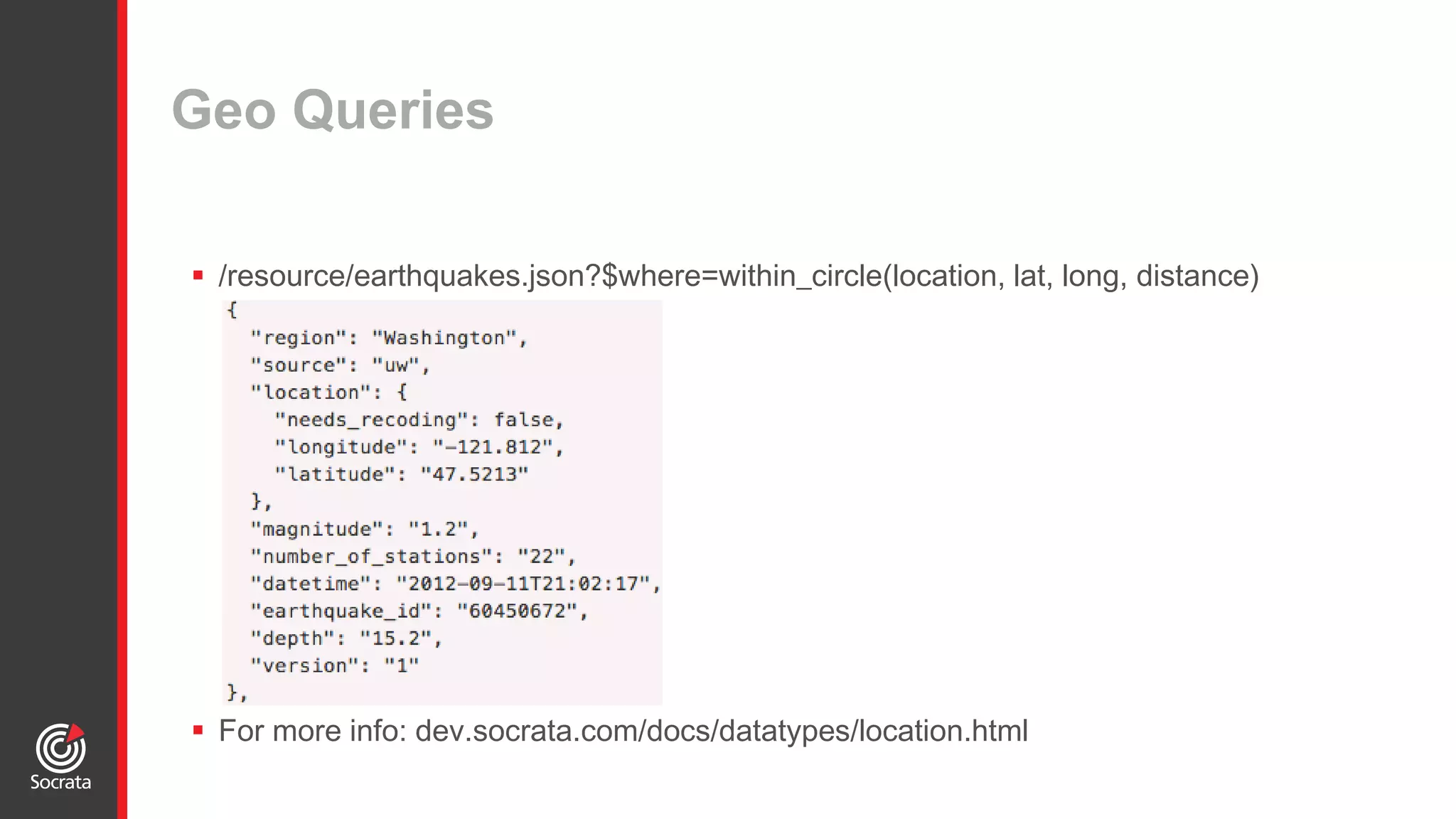 Socrata GovHack presentation | PPT