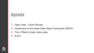 Open Data Value Framework: Open Data's Four Pillars of Value | PPTX