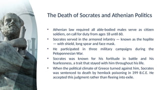 SOCRATES-AND-HIS-PHILOSOPHIESsdgsvssvbbd | PPTX