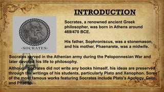 SOCRATES philosophy father you can use it as historical information | PPT
