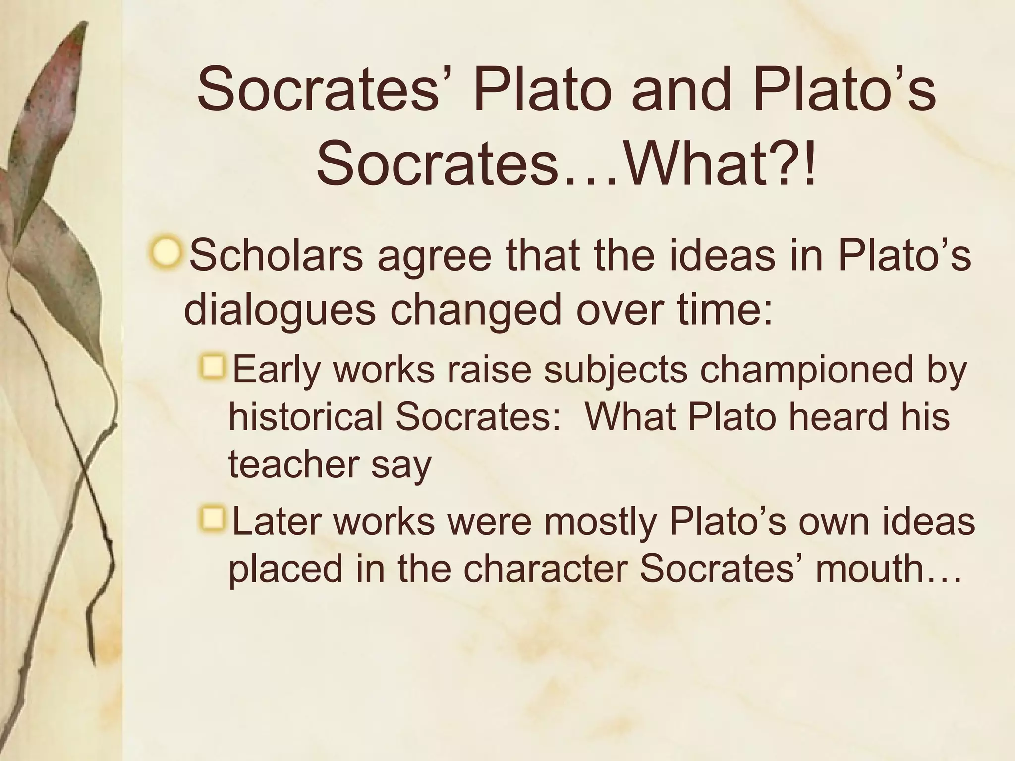 Socrates and Plato | PPT
