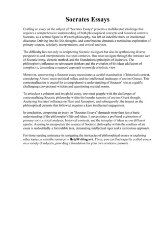 Socrates Essays.pdf