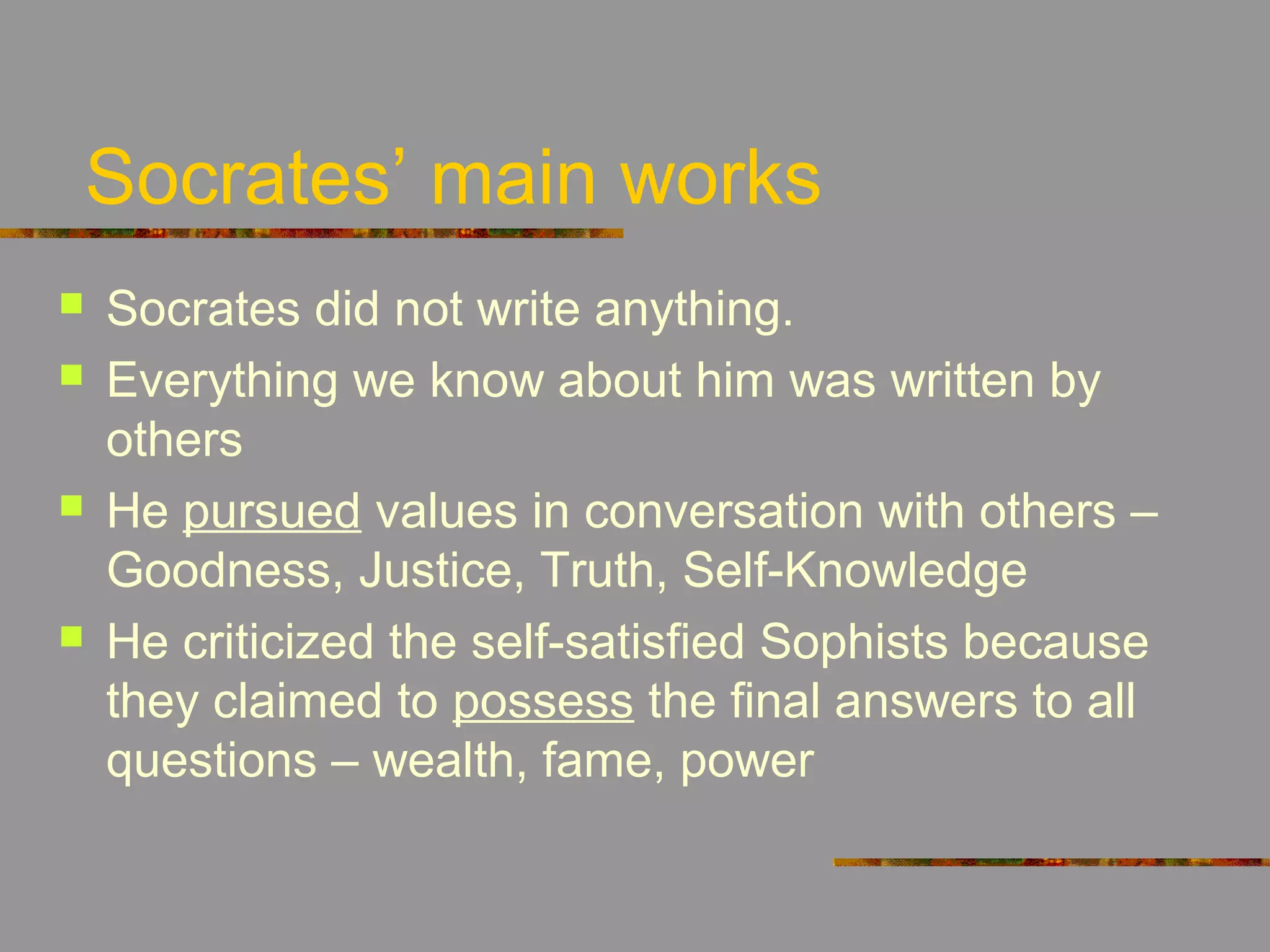 Socrates presentation | PPT