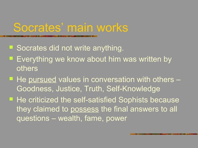 Socrates presentation | PPT | Religion & Spirituality