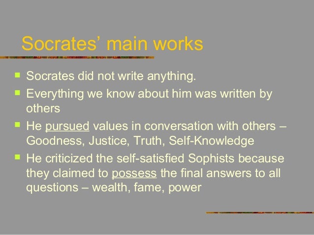 Socrates presentation