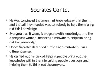 Socrates Part 1 2025. powerpoint slide | PPTX