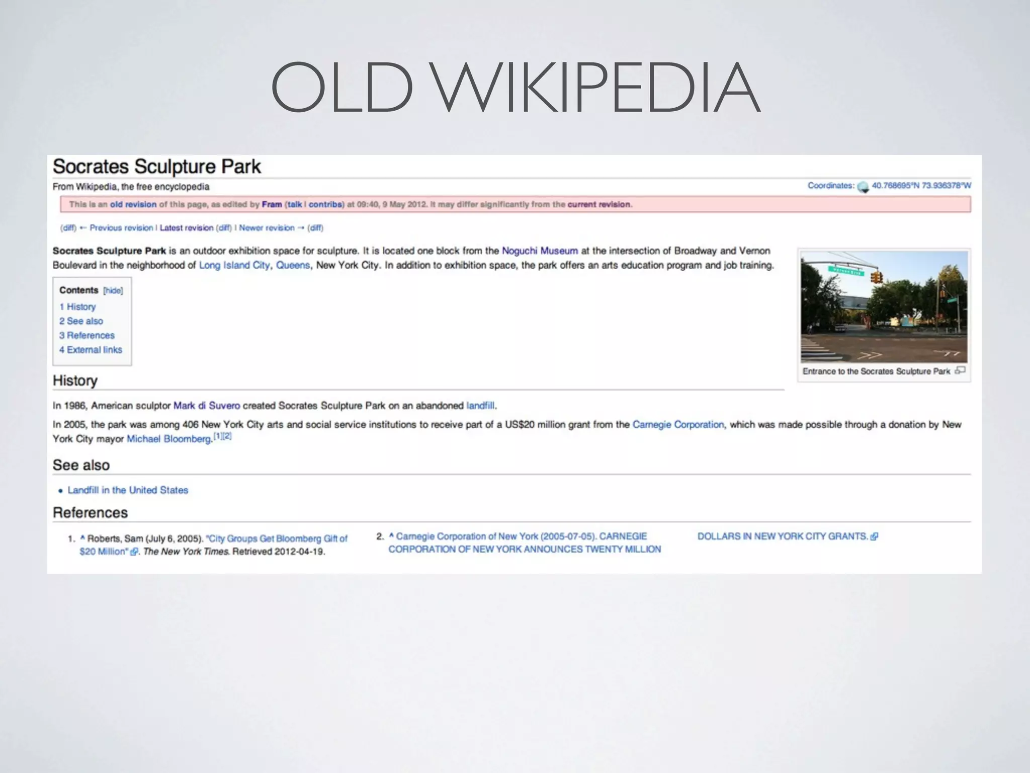 LIS 697-09 Socrates sculpture park | KEY | Museums & Galleries ...